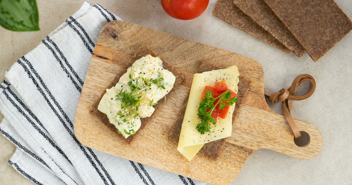 Fries Roggebrood met verse eiersalade of kaas | Brood van SOMA